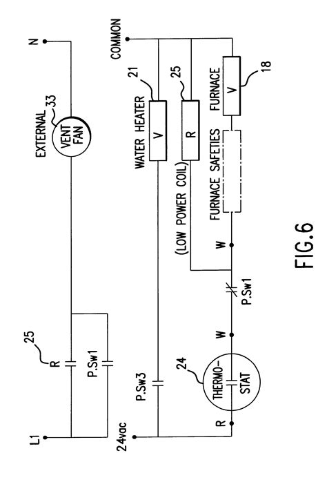 Patent US6216685 Common Venting Of Water Heater And Induced Draft