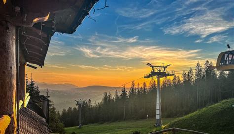 Skigebiet MaŁe Ciche Skywalk Serce Poronina Ścieżka W Chmurach