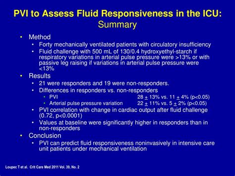 Ppt Noninvasive And Continuous Fluid Responsiveness Monitoring With Pleth Variability Index