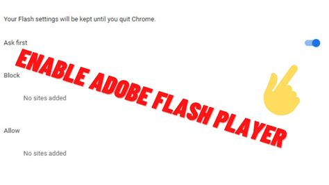 How To Enable Adobe Flash Player On Chrome Outdated Youtube