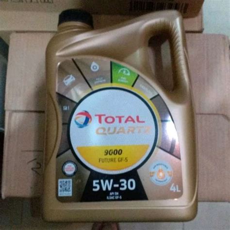 Jual Oli Total Quartz 9000 Future 5w 30 Api Sn Full Synthetic 4