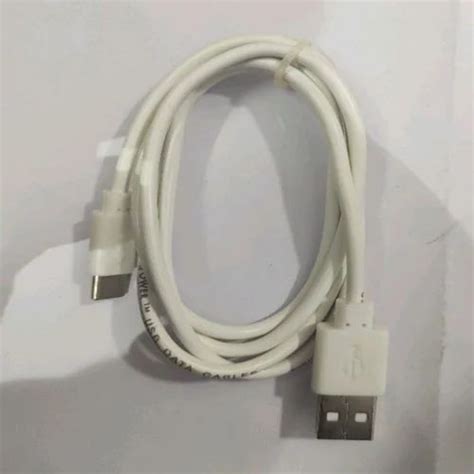 White Fast Charging USB C Data Cable Meter At Piece In New Delhi
