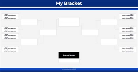 Free 16 Team Competition Bracket Template Excel And Google Sheet