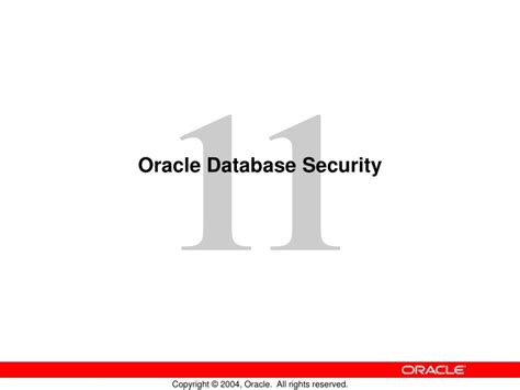 Ppt Oracle Database Security Powerpoint Presentation Free Download