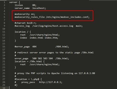 Cài đặt Modsecurity Với Nginx Trên Centos 7