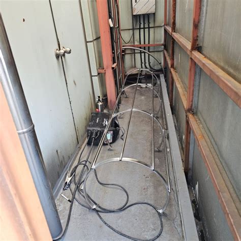 고정식 수직 안전 사다리 등받이울 설치 기준 및 방호울 제작 시공 네이버 블로그