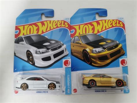 Hotwheels Honda Civic Si Gold And White Hobbies And Toys Toys And Games On