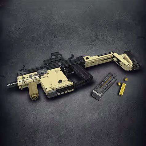 Kriss Vector Toy Gun Model Kit 1558 Pieces Build Set Massimo Precision