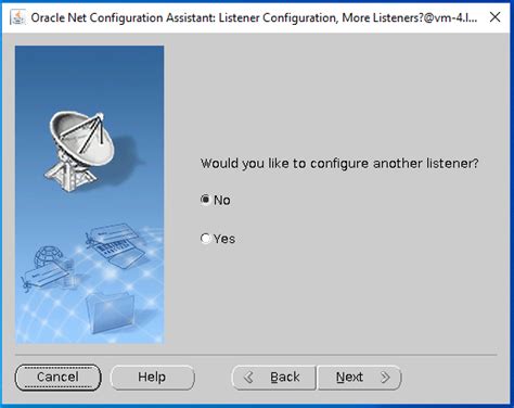 Create An Oracle Listener With Oracle Network Configuration Assistant