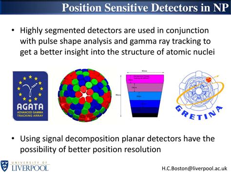 Ppt Position Sensitive Detectors For Nuclear Structure Physics And