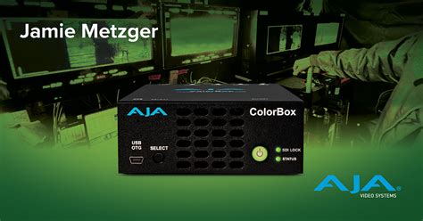 Aja Video Systems On Twitter With Aja Colorbox Dit Jamie Metzger Can
