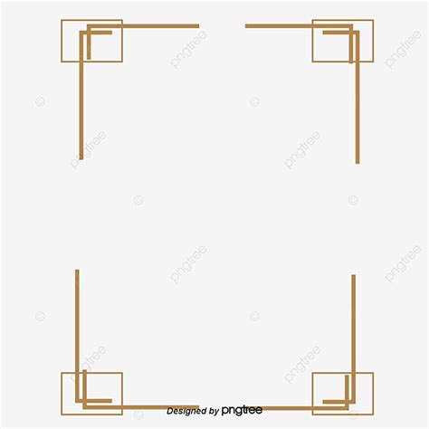 Borde Dorado PNG Dibujos Borde Borde Lindo Borde Simple PNG Y PSD