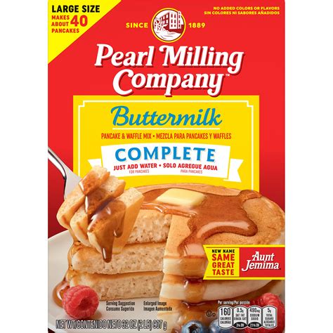 Aunt Jemima Pancake Mix Just Add Water Nutrition Besto Blog