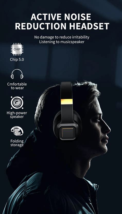 stereo foldable low latency high resolution over head wireless