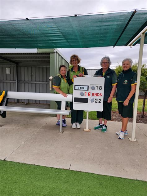 Womens Pairs Final 2022 23 Lara Bowling Club
