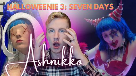 Ashnikko Halloweenie 3 Seven Days Music Video Reaction Youtube