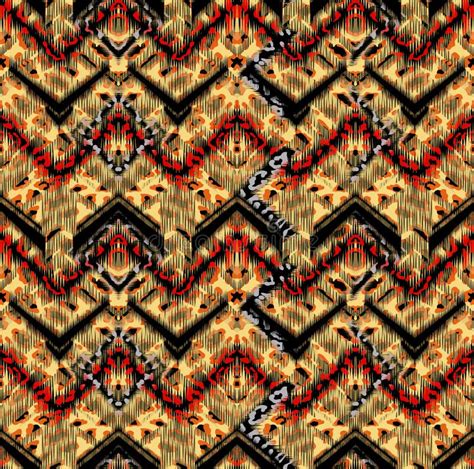 Writing Pattern Seamless Animal Zebra Tiger And Leopard Skin