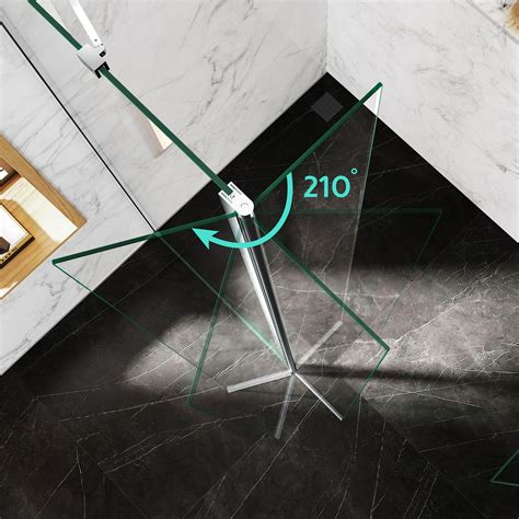 Copenhagen Easy Clean 8mm Wet Room Shower Glass 800mm