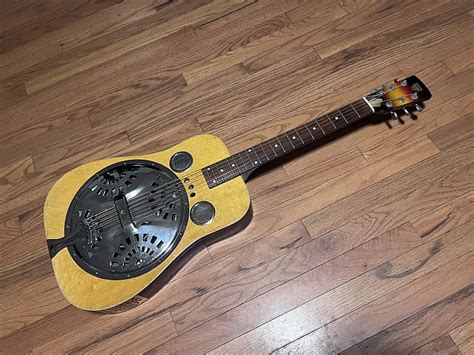 1973 Dobro 114 Blues Special Resonator Guitar Reverb