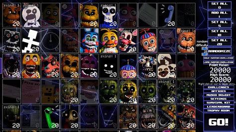 Five Nights At Freddys Ultra Custom Night 20000 Puntos Youtube