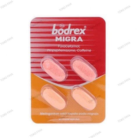 Jual Bodrex Migra Isi 4 Tablet Shopee Indonesia