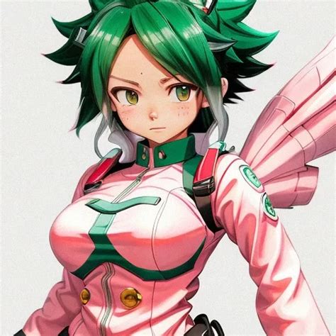 Female Izuku Midoriya Bimbo Transformation Free Ai Art Generator