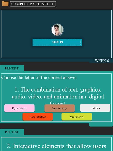 Week 6 Interactive Presentation Pdf Multimedia Graphical User