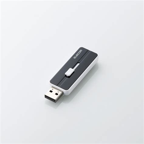 スライド式usbメモリブラック16gb Mf Knu316gbk