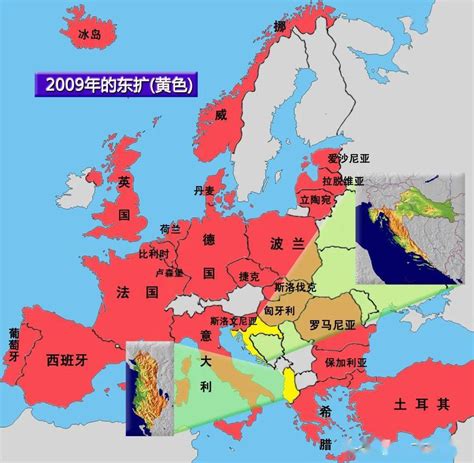 北约东扩示意图二战以来俄罗斯地缘环境最恶劣时期 苏联 俄国 军事条约