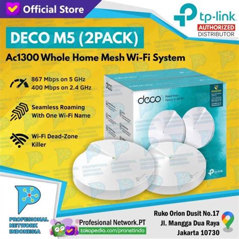 Promo Tp Link Deco M5 Ac1300 2pack Whole Home Mesh Wifi System Tplink 2