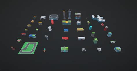voxel universe buildings 3d unity asset store