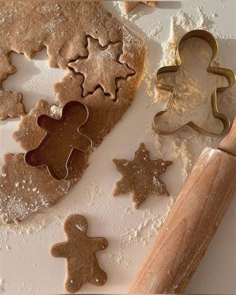 Gingerbread Cookies Christmas Aesthetic Winter Christmas Cookies