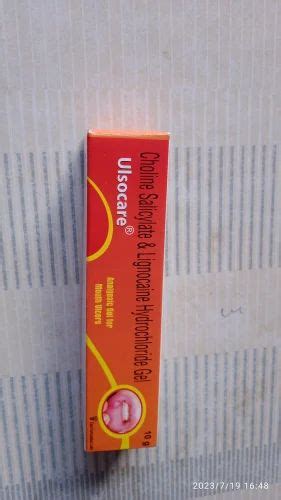 Choline Salicylate Lignocaine Hcl Gel At Rs 60 Piece Choline