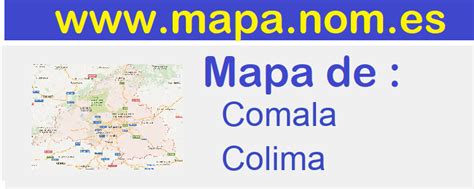 Mapa Callejero De ⏩ Comala Colima Mexico Con Croquis Plano
