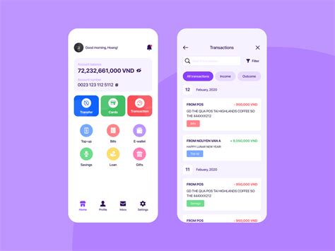 E Bank Super App Ui Design By Hoang Vu On Dribbble