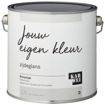 Karwei Binnenlak Zijdeglans Liter Karwei