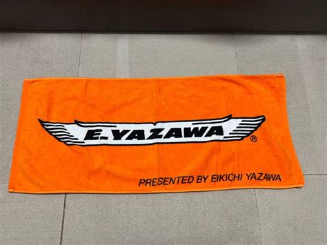 Yahooオークション 矢沢永吉 フェイスタオル オレンジ