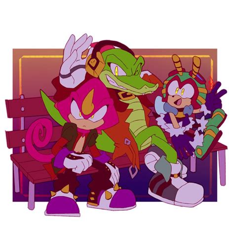 Team Chaotix Sonic Fan Art Sonic Sonic Heroes
