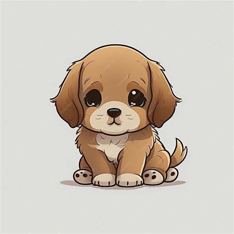 Premium Photo A Cartoon Drawing Of A Puppy That Saysi Love Dogs
