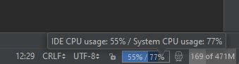 CPU Usage Indicator IntelliJ IDEs Plugin Marketplace