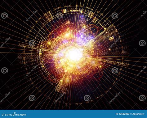 Radial Grid World Stock Image Image Of Effect Abstract 23582863