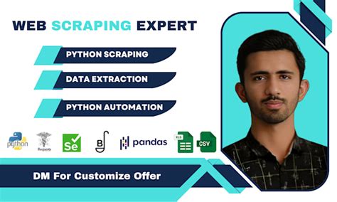 Do Python Web Scraping Crawling And Data Mining By Muhammadmohs445
