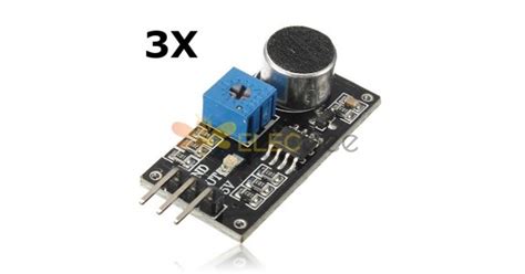 3pcs Sound Detection Sensor Detection Module Electret Microphone For Arduino