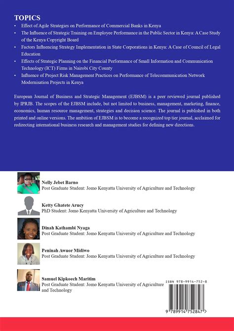 Strategic Implementation Process International Peer Reviewed Journals