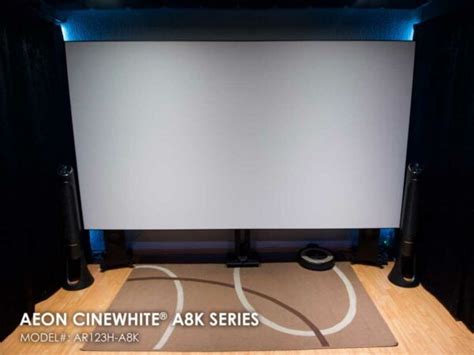 elite screens inc elite screens aeon cinewhite a8k 150 diag 16 9
