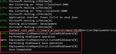 Logging In Middleware Using LoggerFactory In ASP NET Core TheCodeBuzz