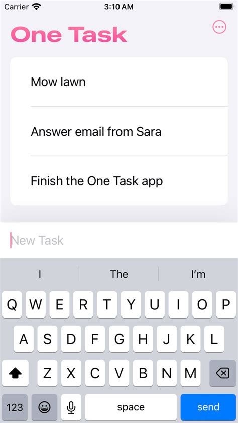One Task Para IPhone Descargar