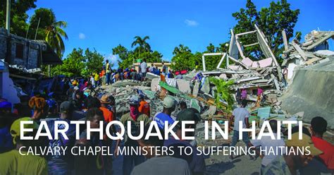 Ministering After Earthquake Tropical Storm In Haiti — Calvary Chapel