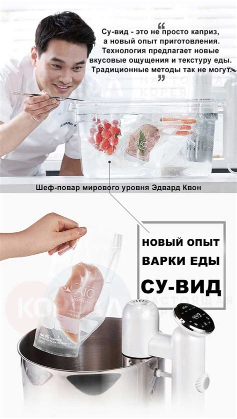 Сувидница с вакуумным упаковщиком для готовки по технологии Су-вид ...