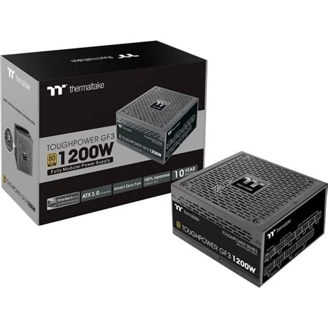 Fonte Alimentação Thermaltake Toughpower GF 3 1200W PCIe Gen 5 0 80